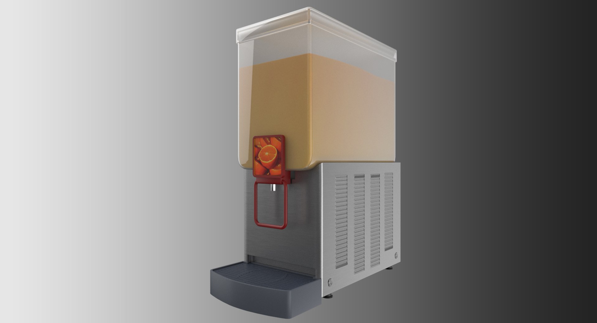 3D cold drink dispanser model - TurboSquid 1402409