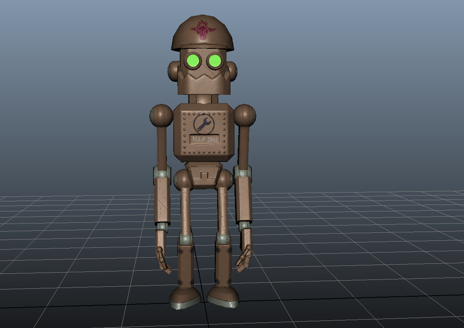 Steampunk robot 3D - TurboSquid 1271341