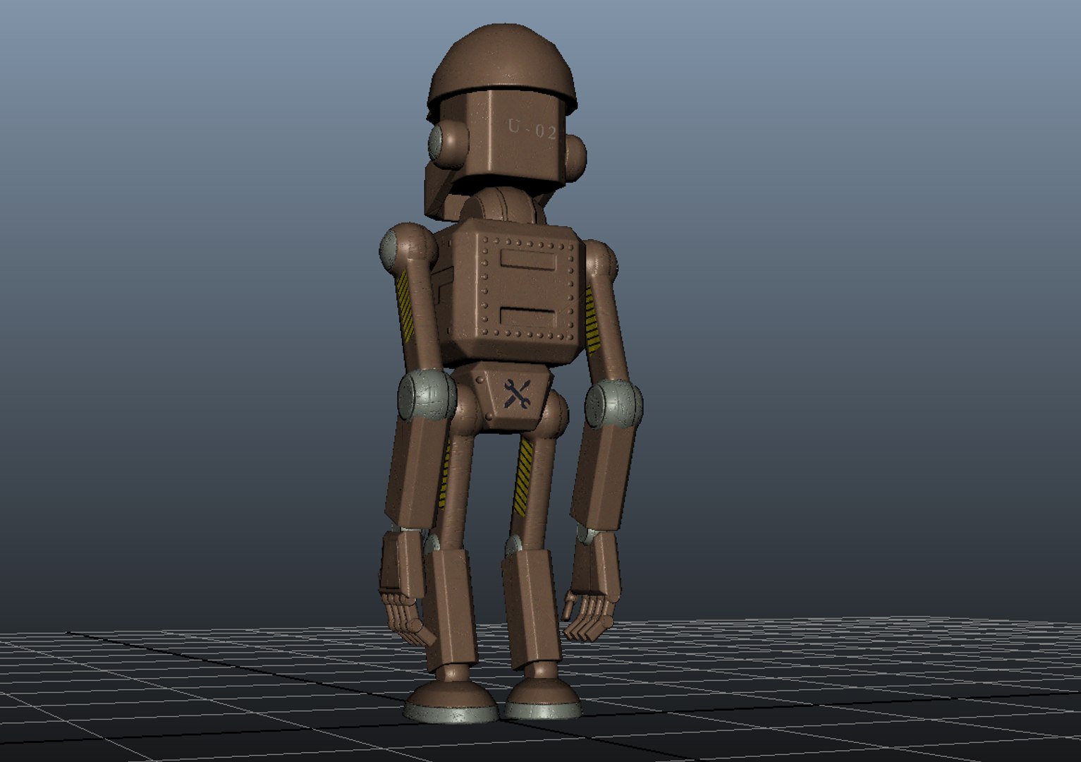 Steampunk Robot 3D - TurboSquid 1271341