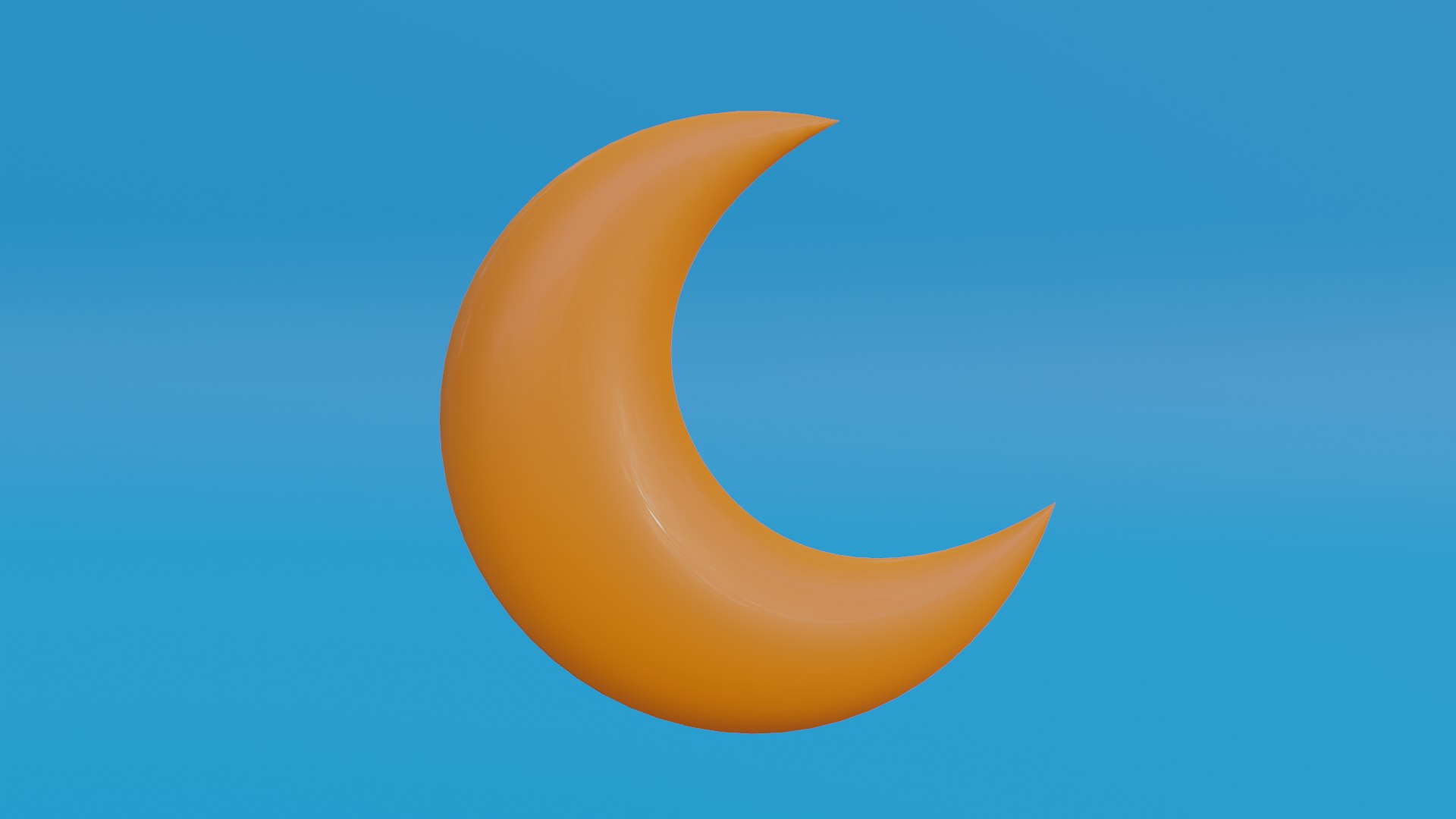3d Orange Moon Model Turbosquid 2088000