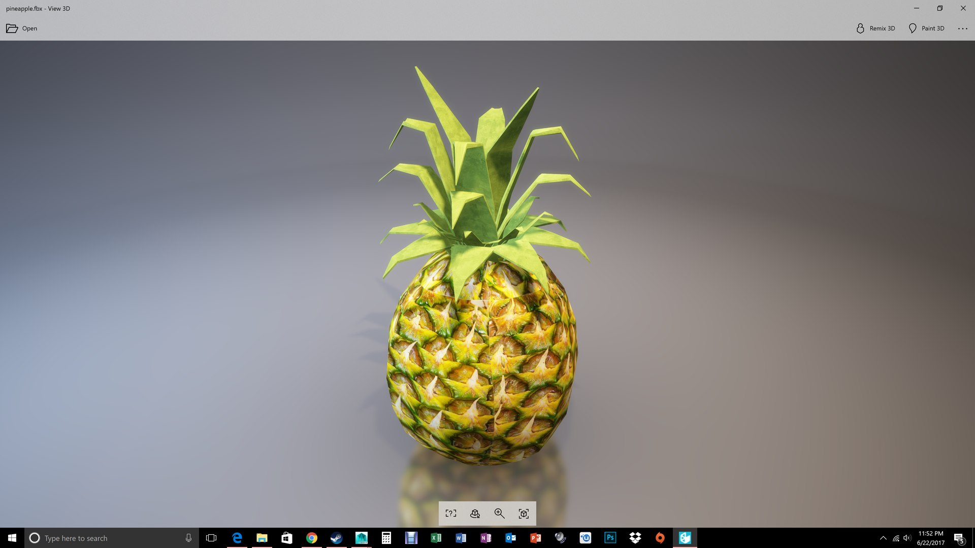 Pineapple Model - TurboSquid 1170693