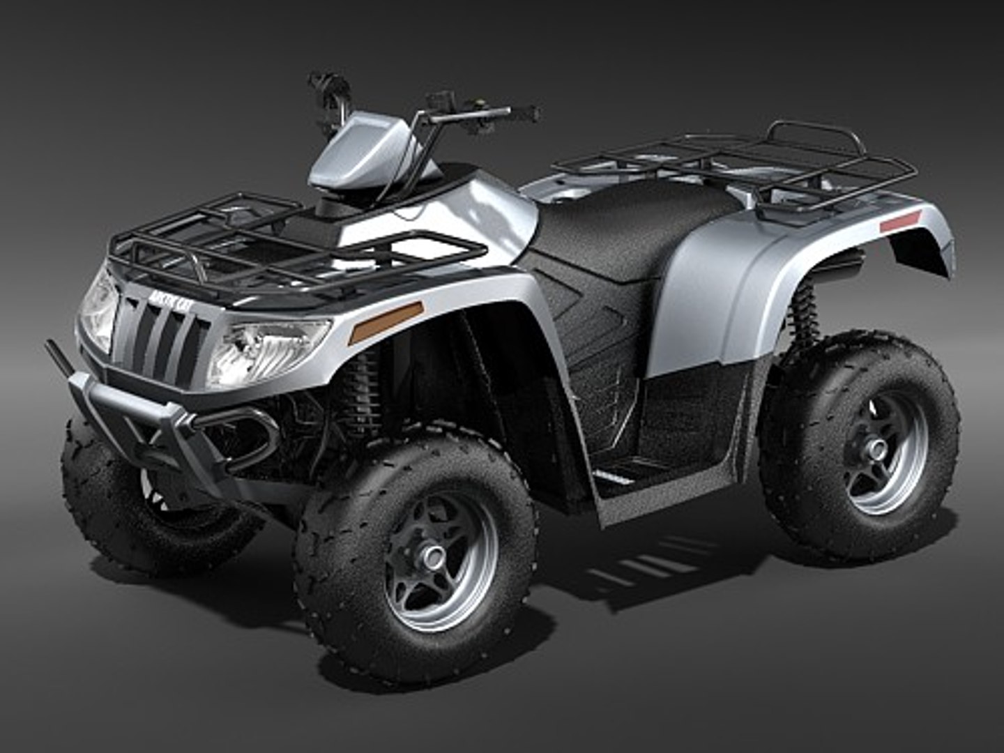Atv Quad Ac700 Arctic 3d Max