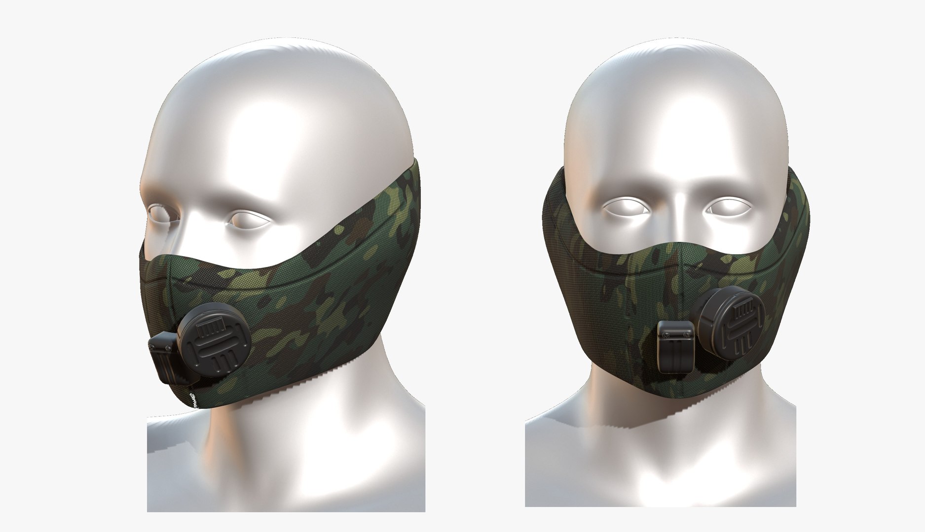 Gas mask 3D model - TurboSquid 1608592
