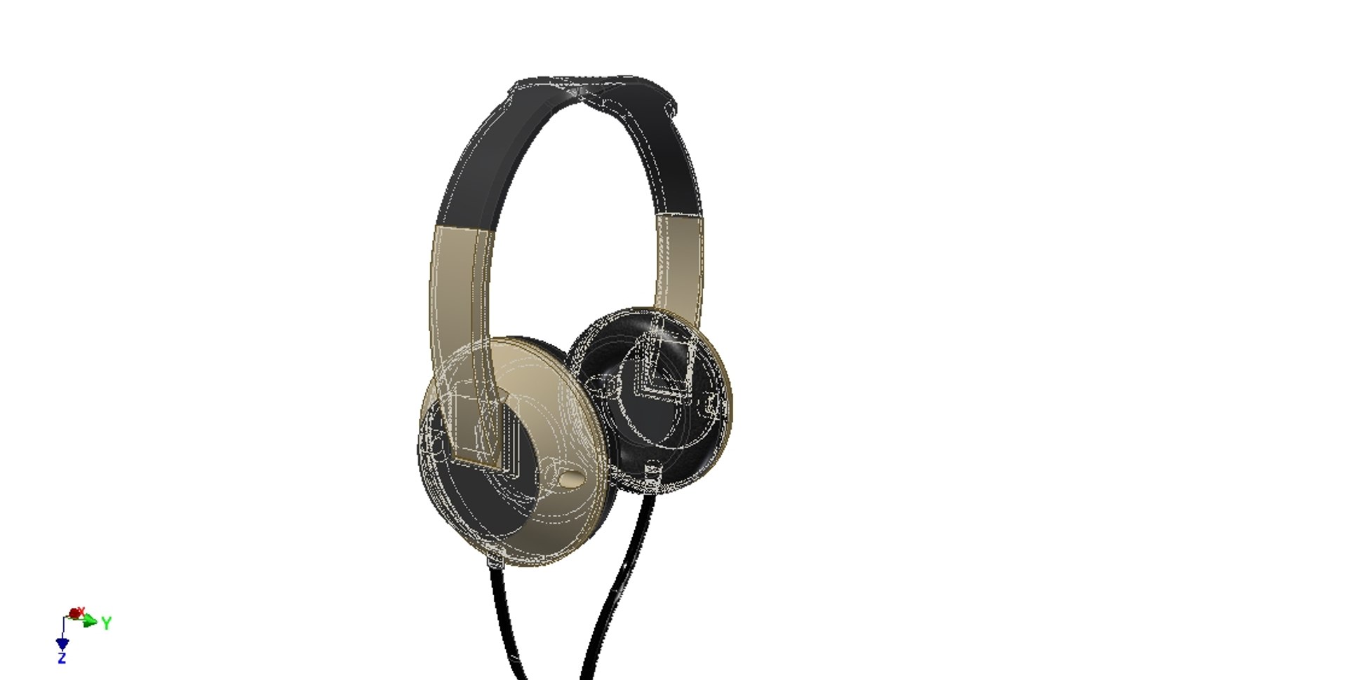 3d Headphone Inventor Model