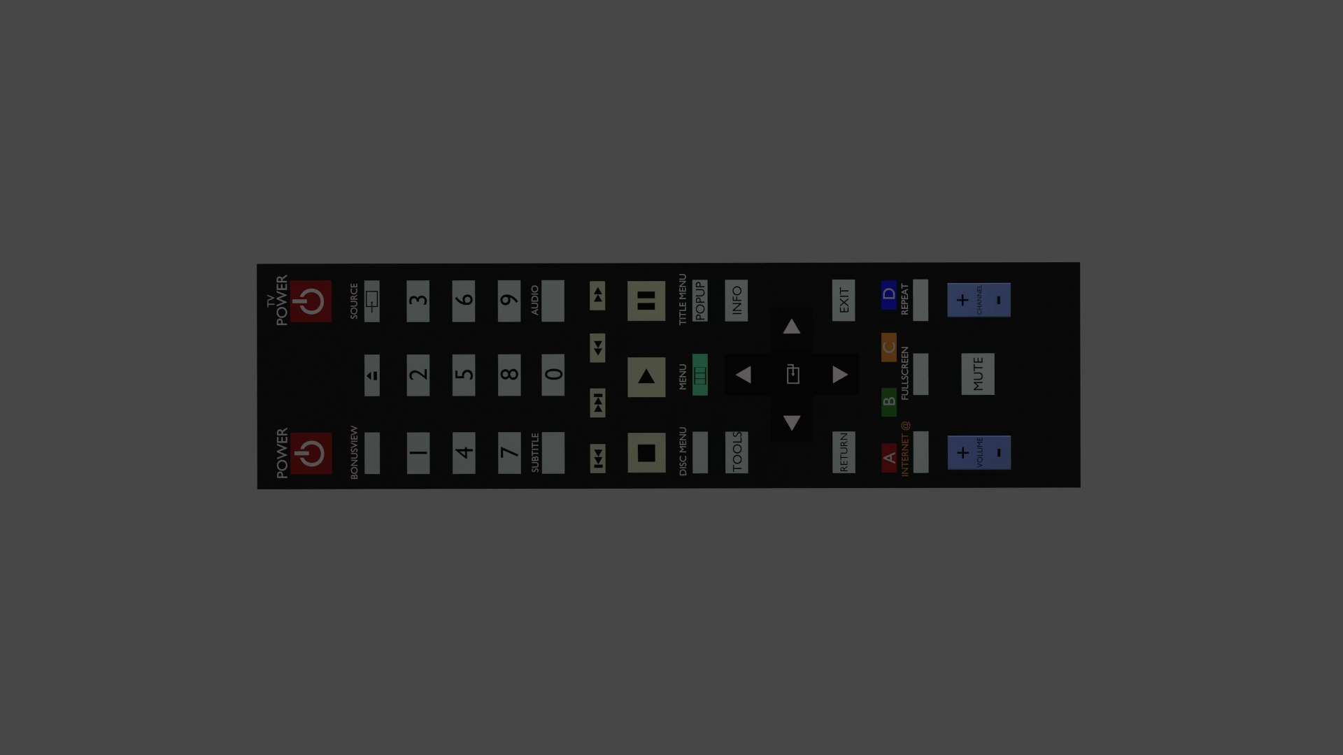 3D Model Handheld Gaming Console TV Remote And Simple Table Low Poly ...