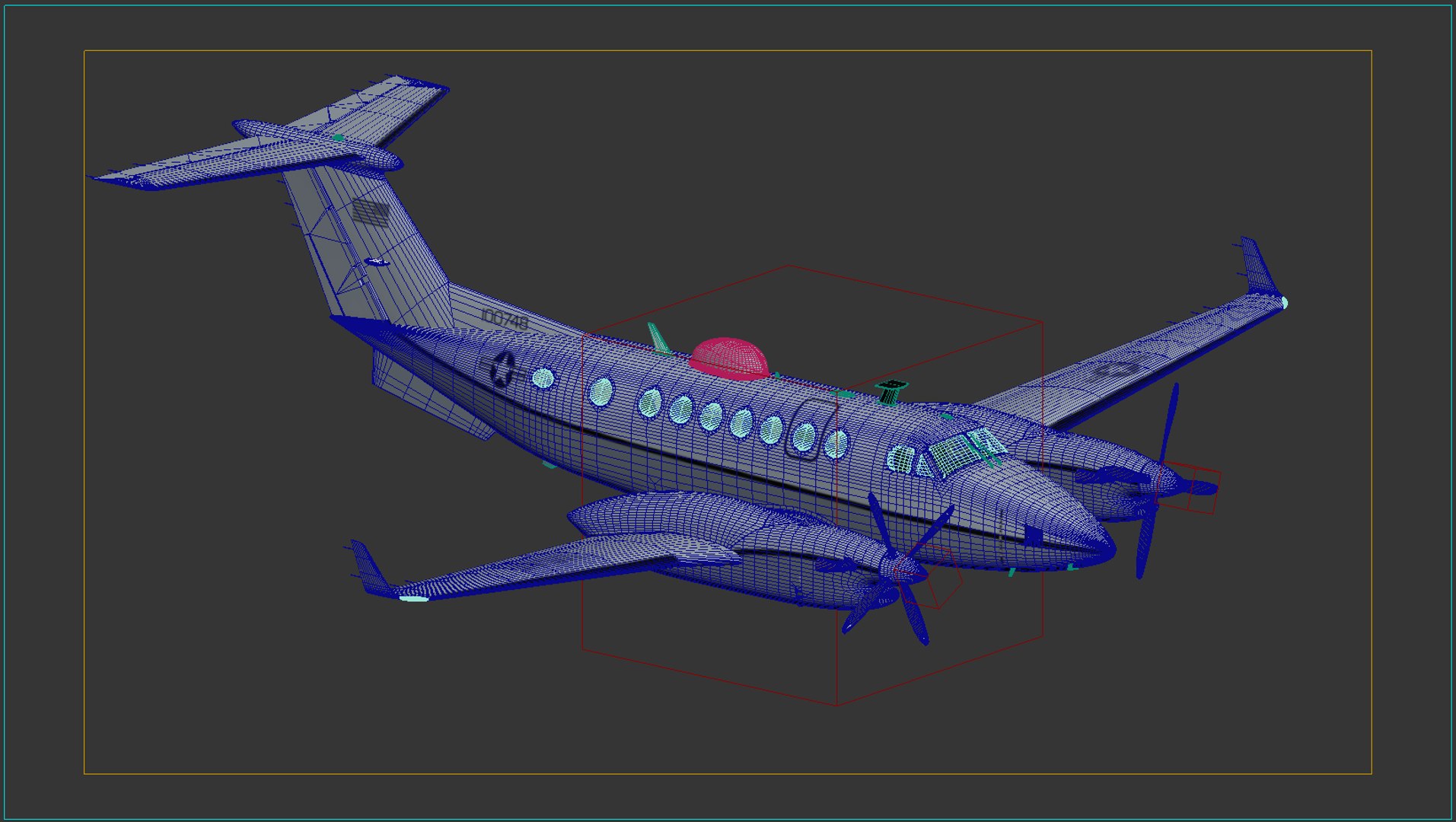 3D Model Mc-12 C-12 Liberty - TurboSquid 1423481