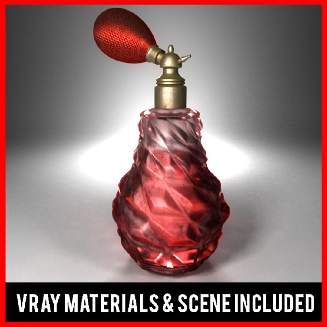 old perfume 3d model