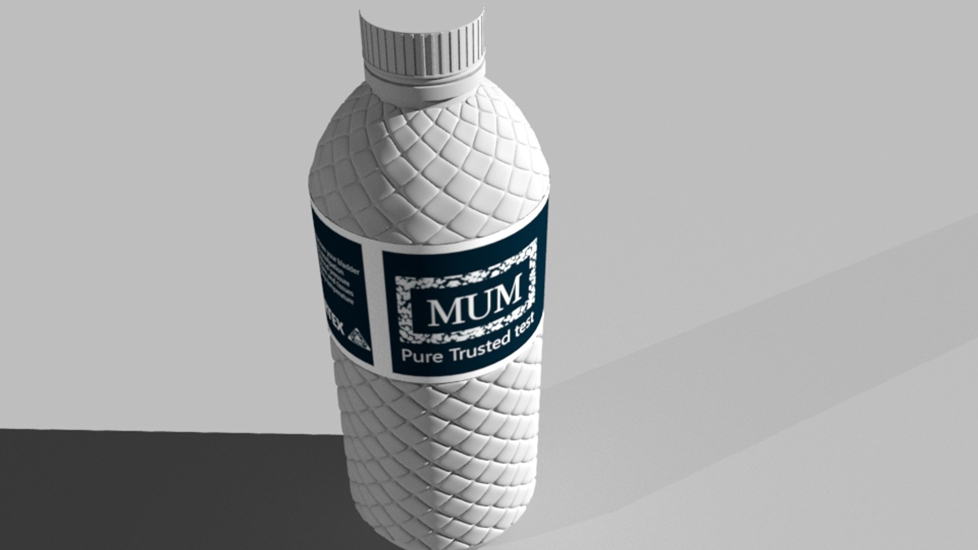 Mum Drinking Water Bottle 3D - TurboSquid 1966584