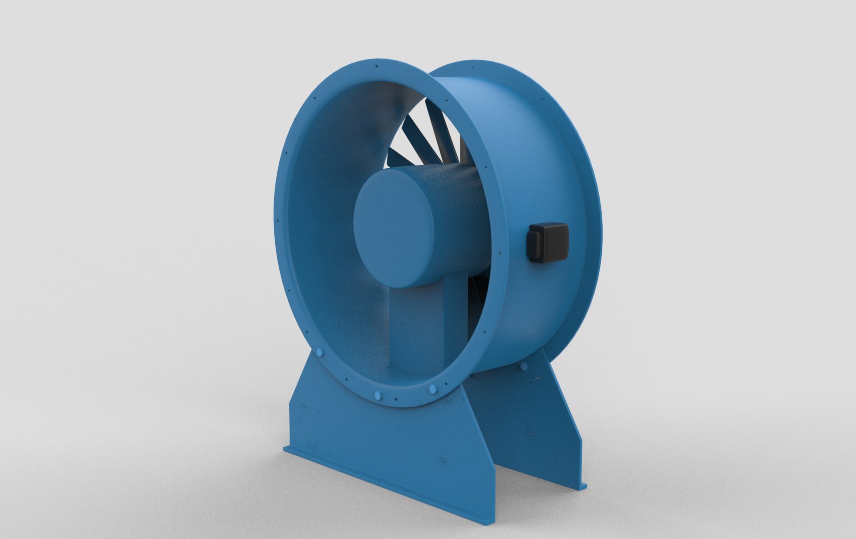 3D Axial Flow Fan 3D Model - TurboSquid 2331802