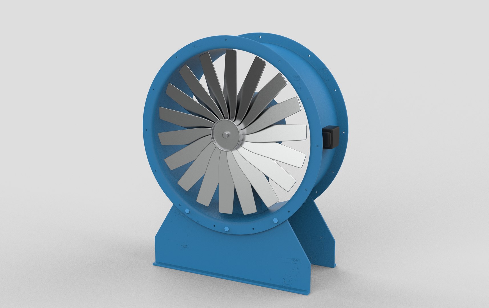 3D Axial Flow Fan 3D Model - TurboSquid 2331802