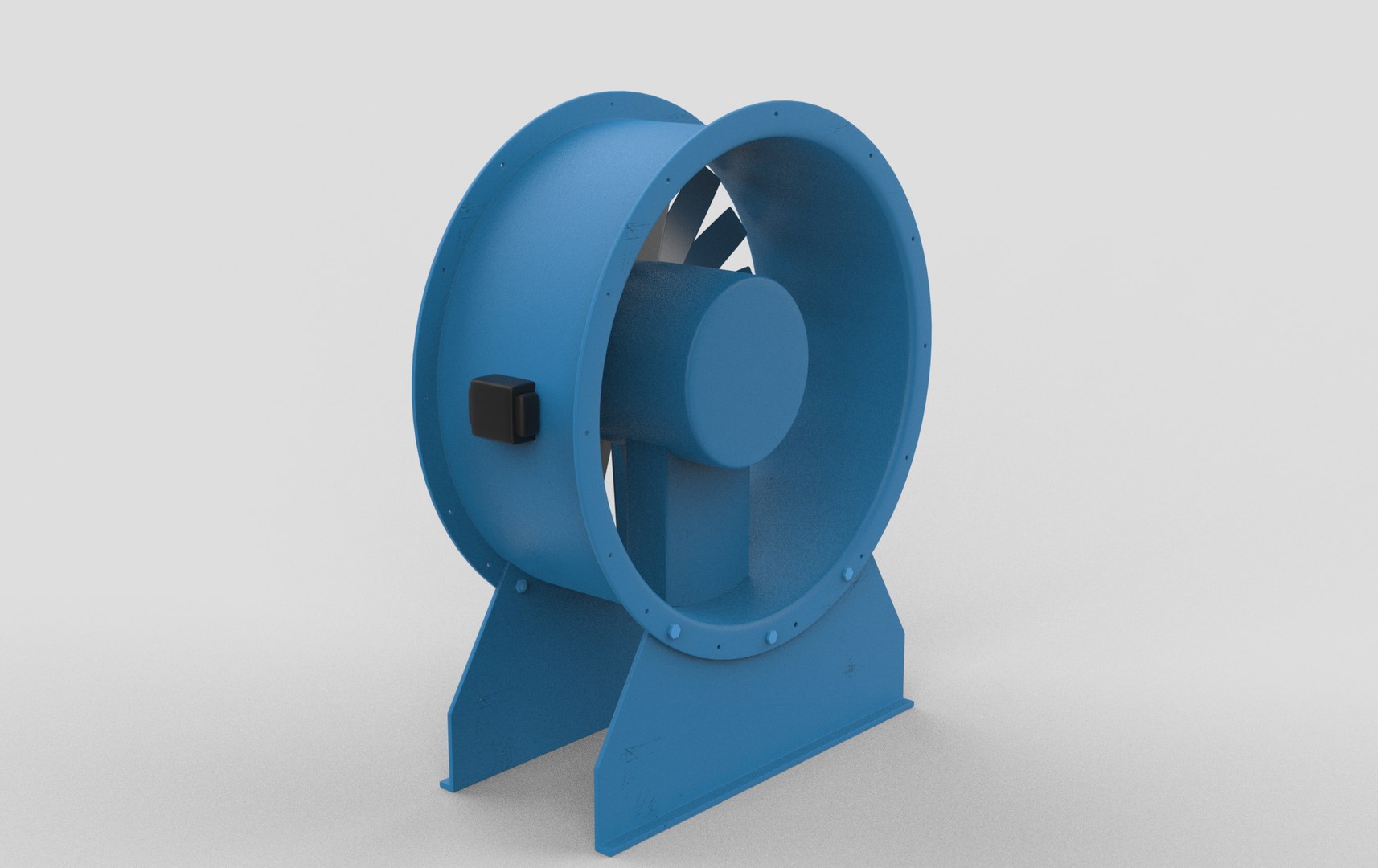 3D Axial Flow Fan 3D Model - TurboSquid 2331802