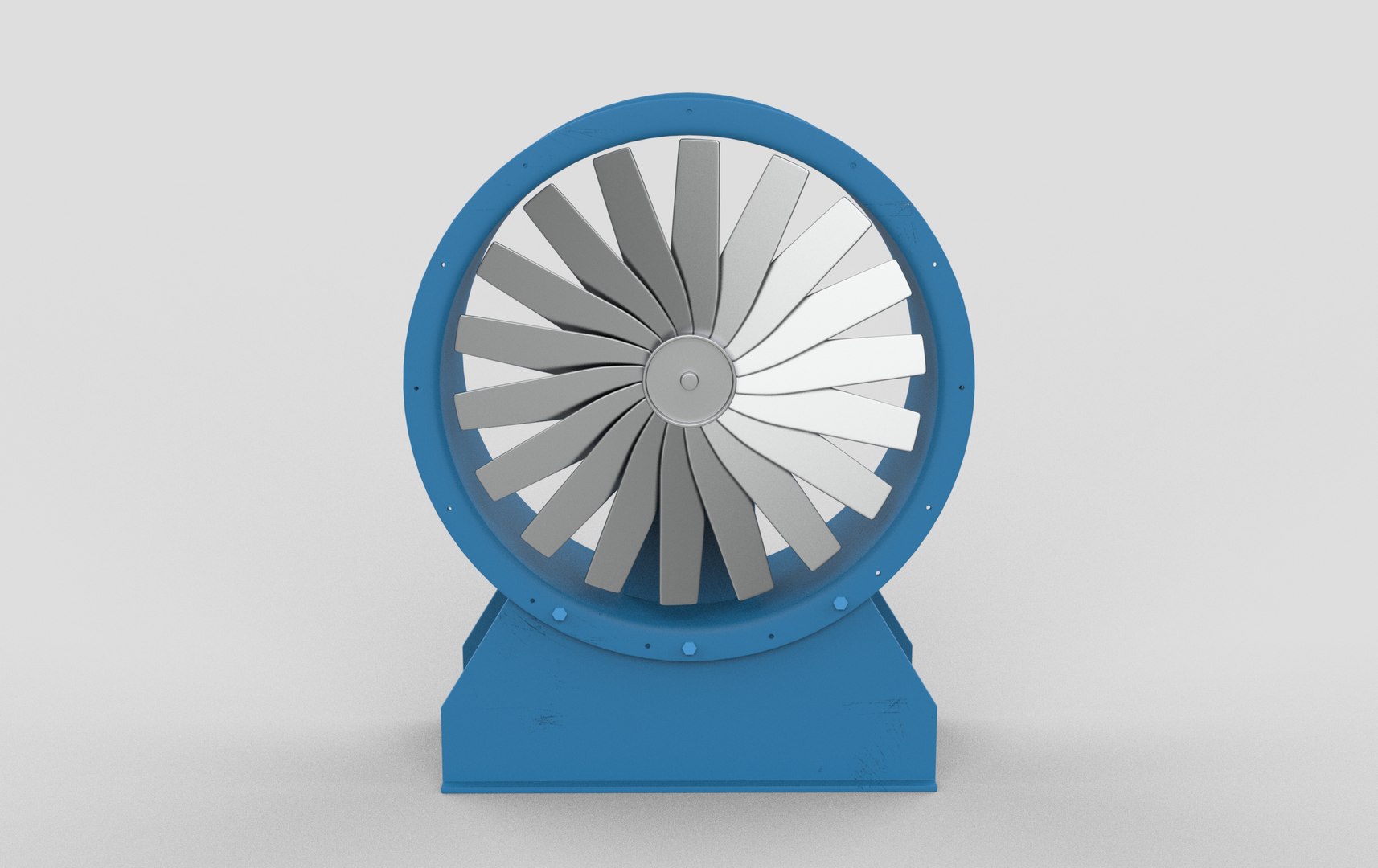 3D Axial Flow Fan 3D Model - TurboSquid 2331802