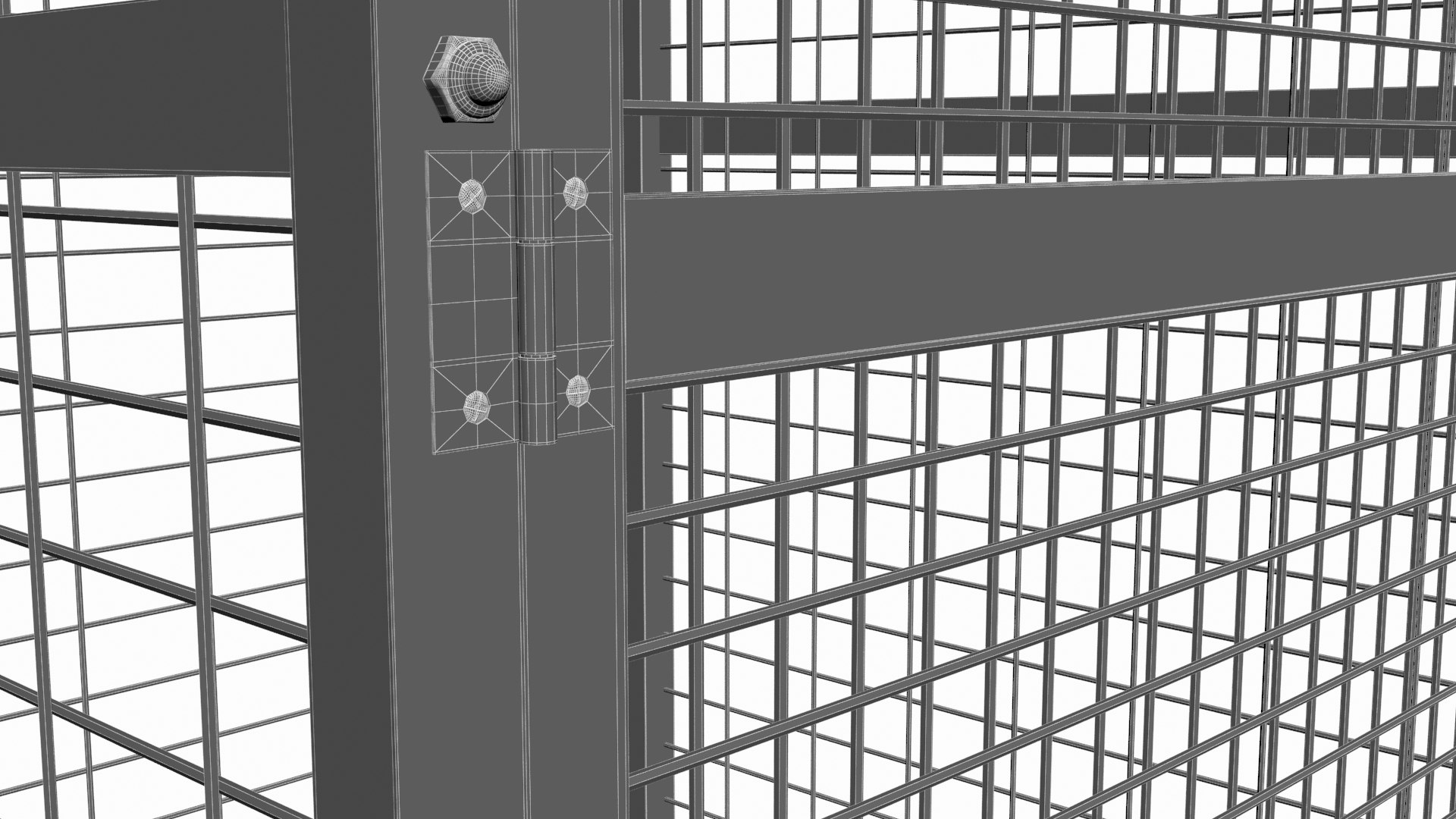 3D Model Storage Cage - TurboSquid 1440441