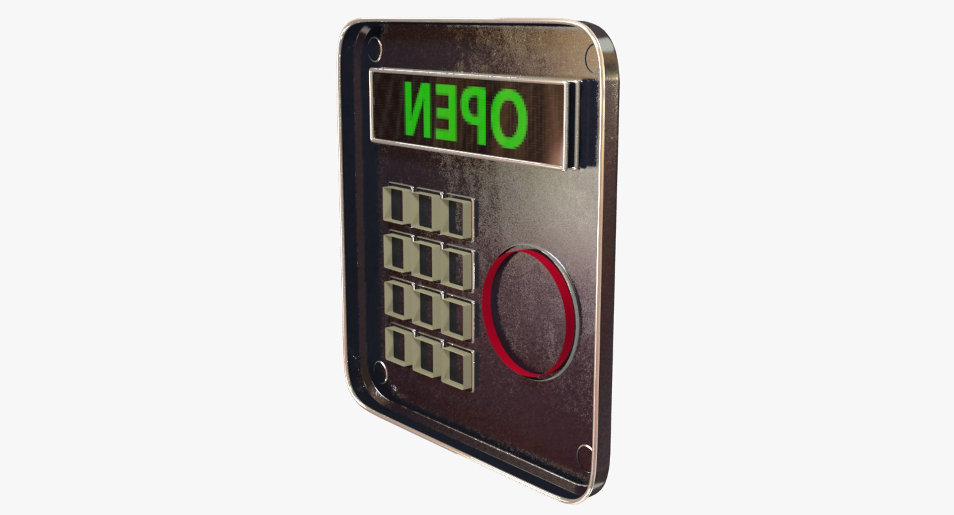 3D Keypad Lock Model - TurboSquid 1354075