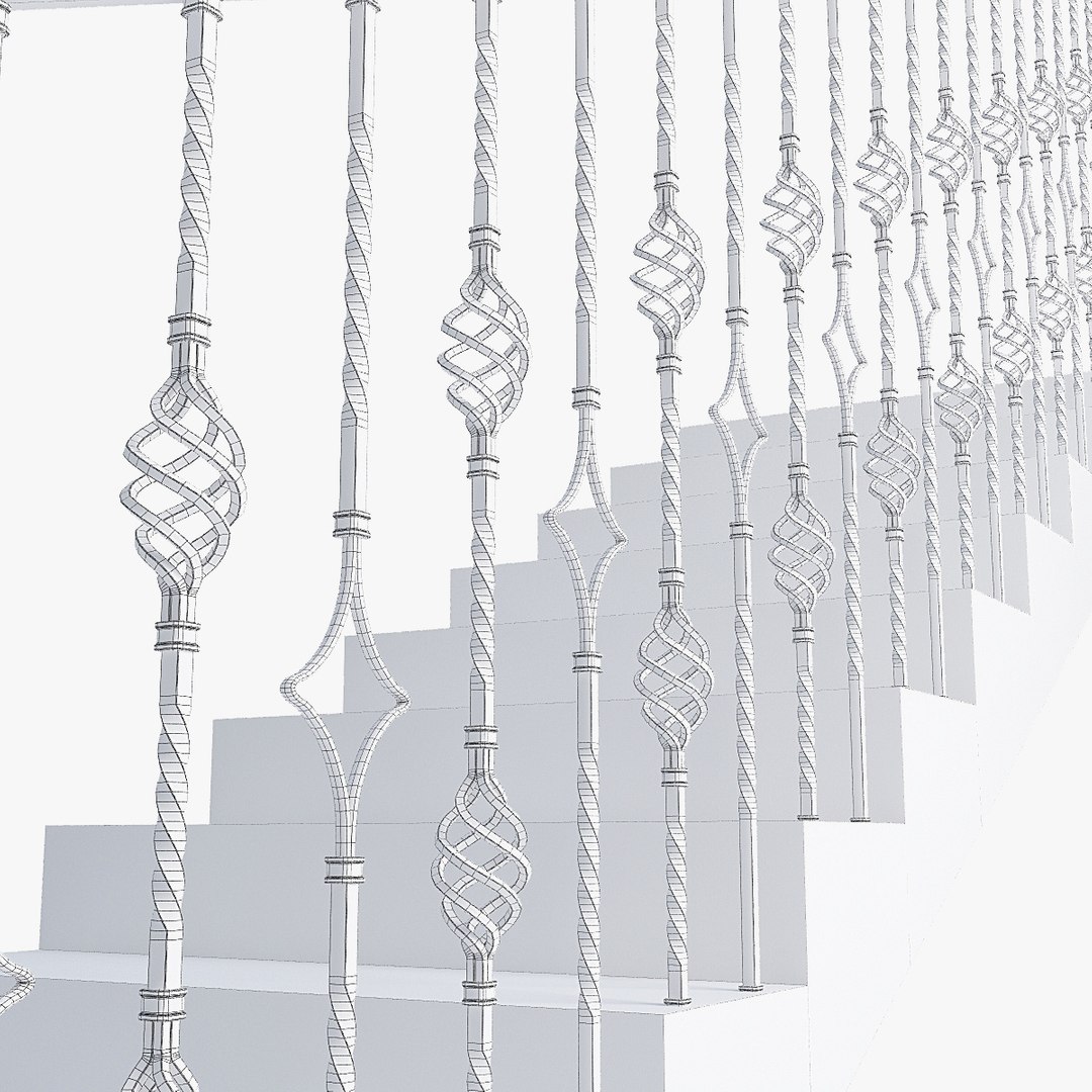 3d max forged balusters