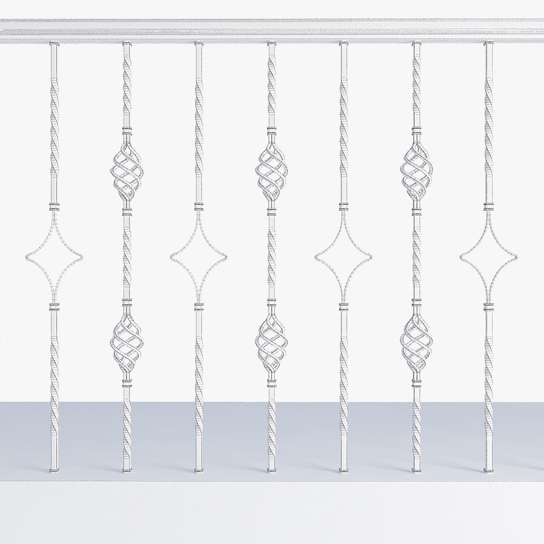 3d max forged balusters
