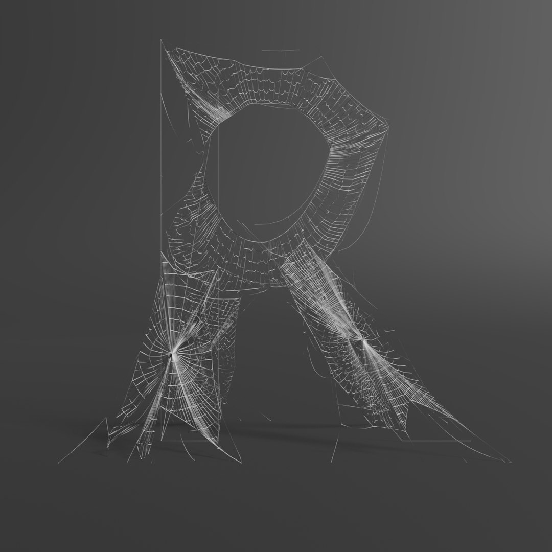 Web Letter R 3D Model - TurboSquid 1310952
