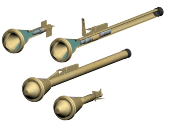 3d model wwii german panzerfaust 60