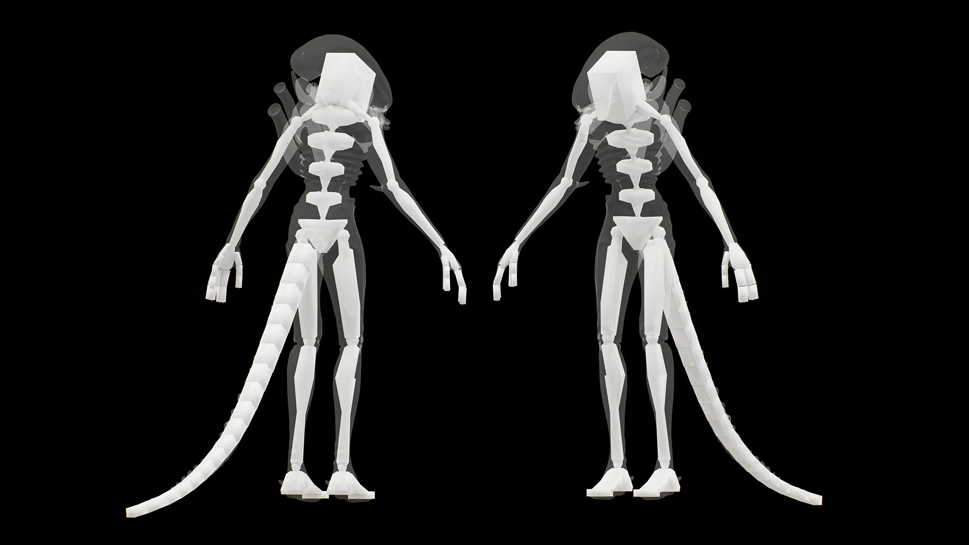 3D Xenomorph Model - TurboSquid 2380748