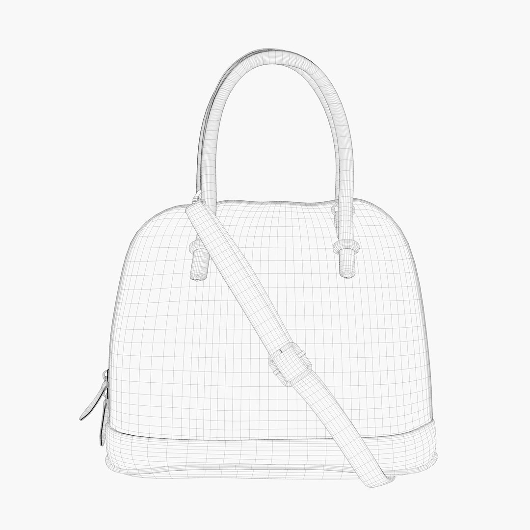 Pink Colour Women Hand Bag Model - TurboSquid 1989798