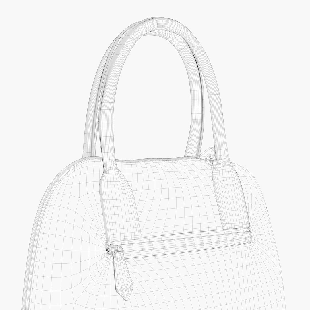 Pink Colour Women Hand Bag Model - TurboSquid 1989798