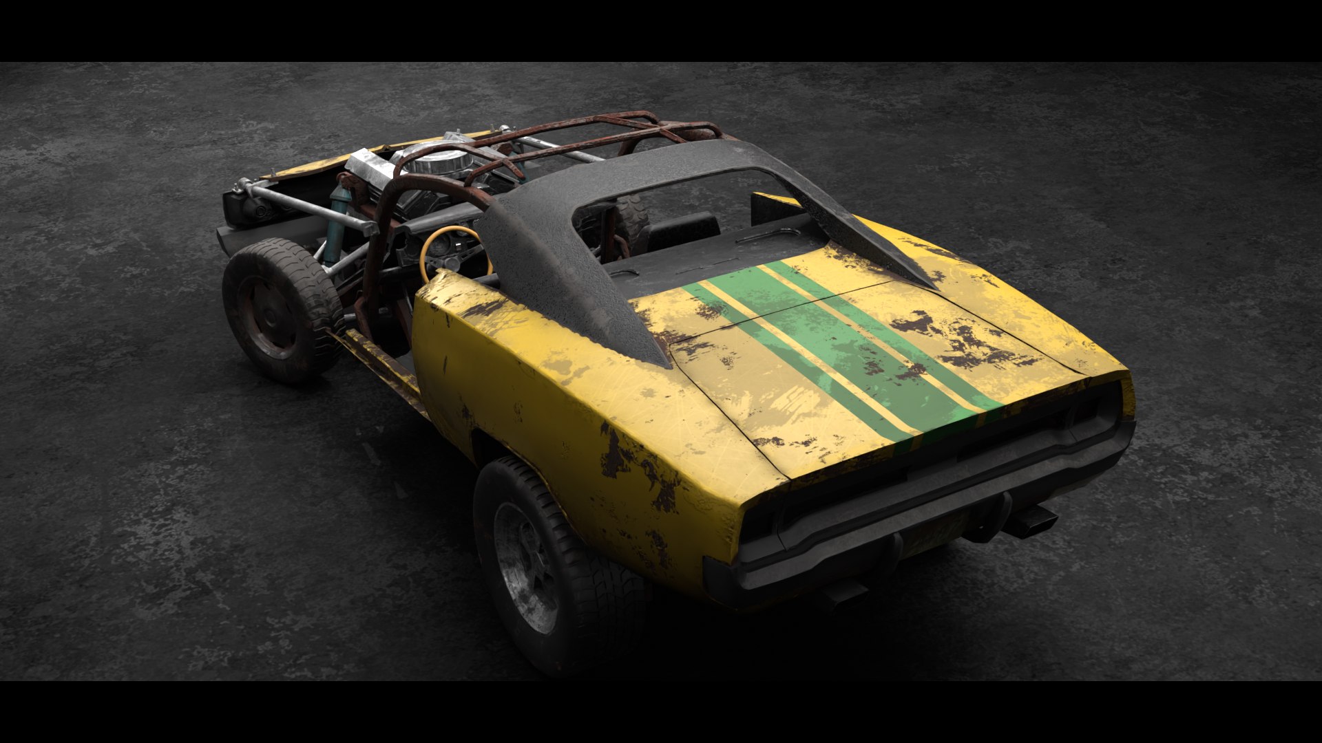 Muscle Car Half Life 2 High Poly 3D Model - TurboSquid 2361034