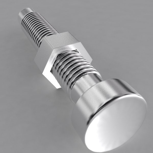 3d model of screw bolt