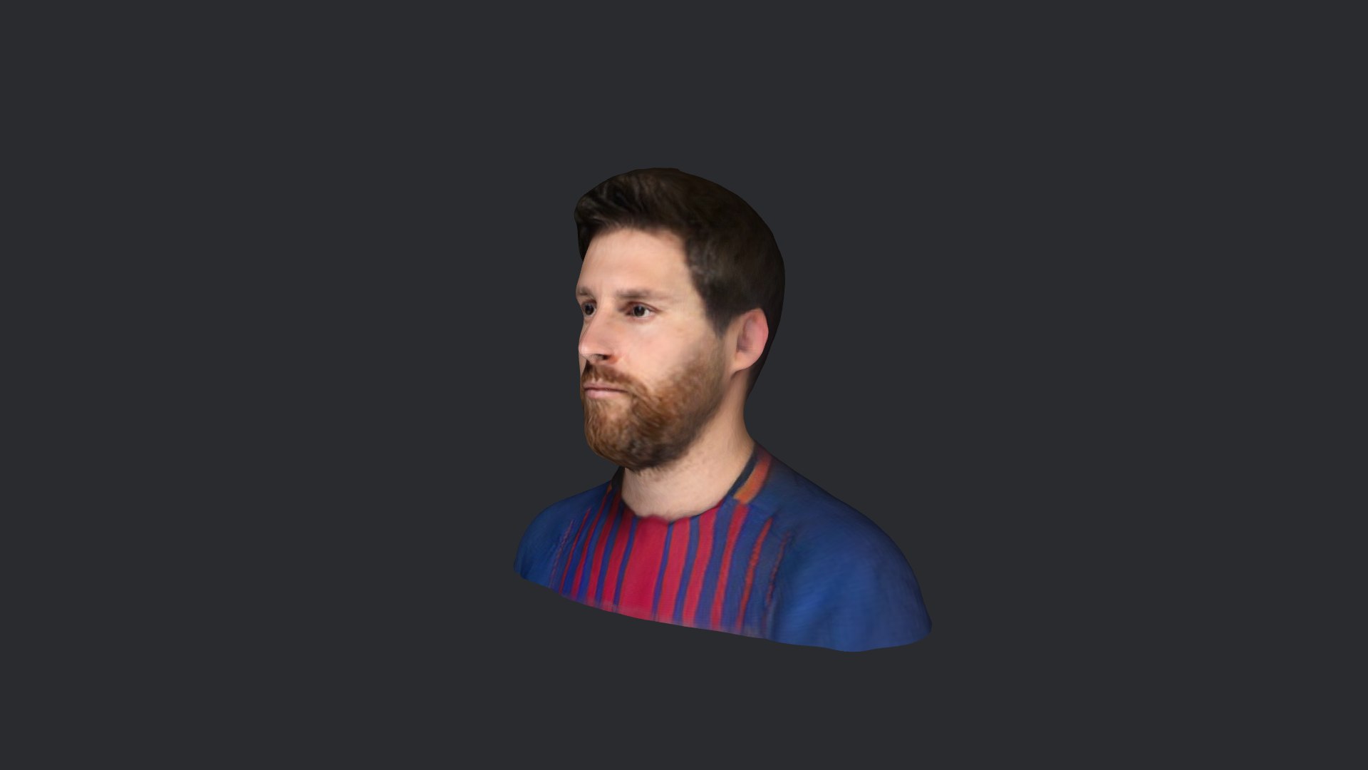 3D Model Lionel Messi- Realistic Bust Head Ready 3d Model - TurboSquid ...