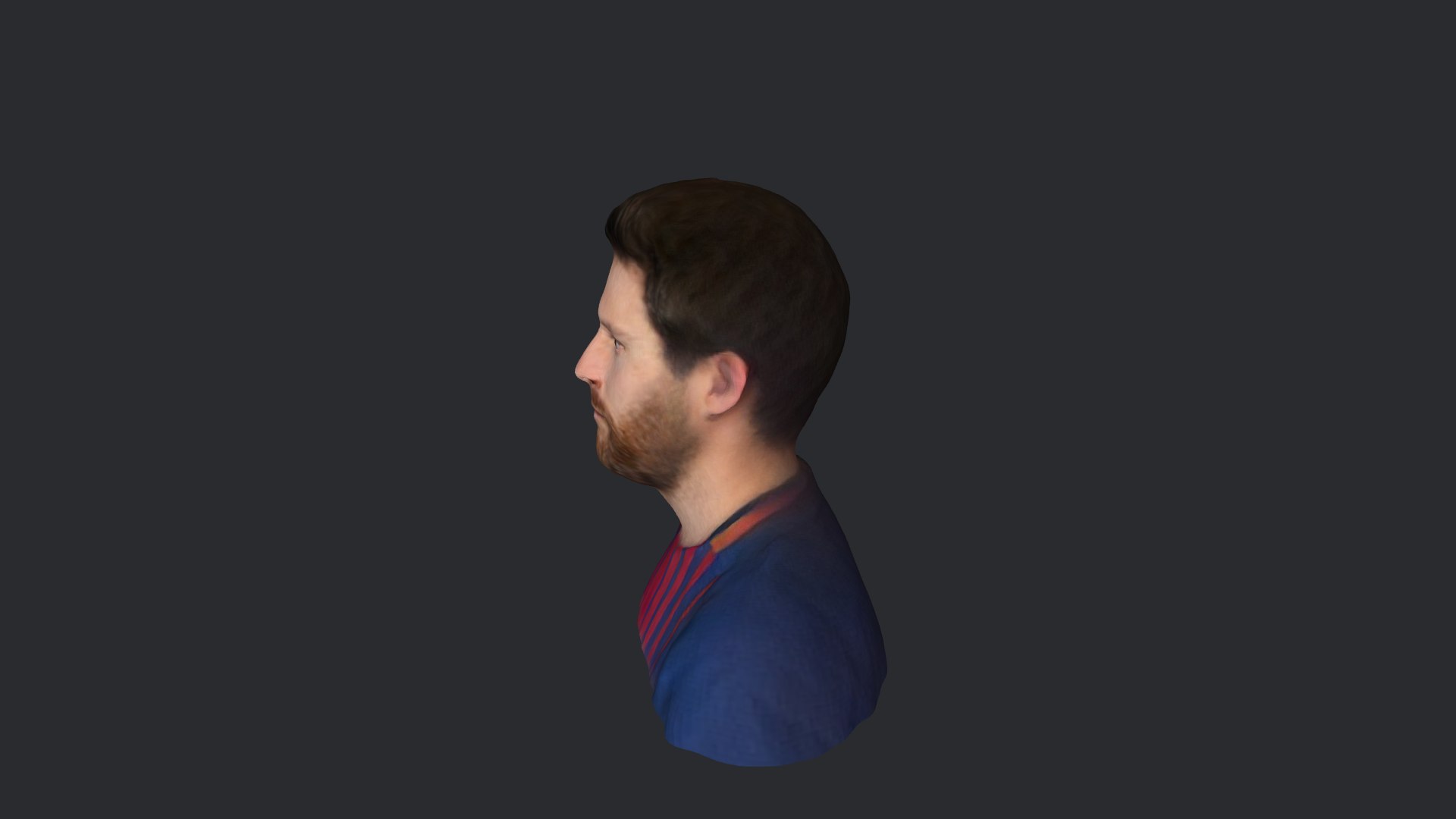 3D Model Lionel Messi- Realistic Bust Head Ready 3d Model - TurboSquid ...