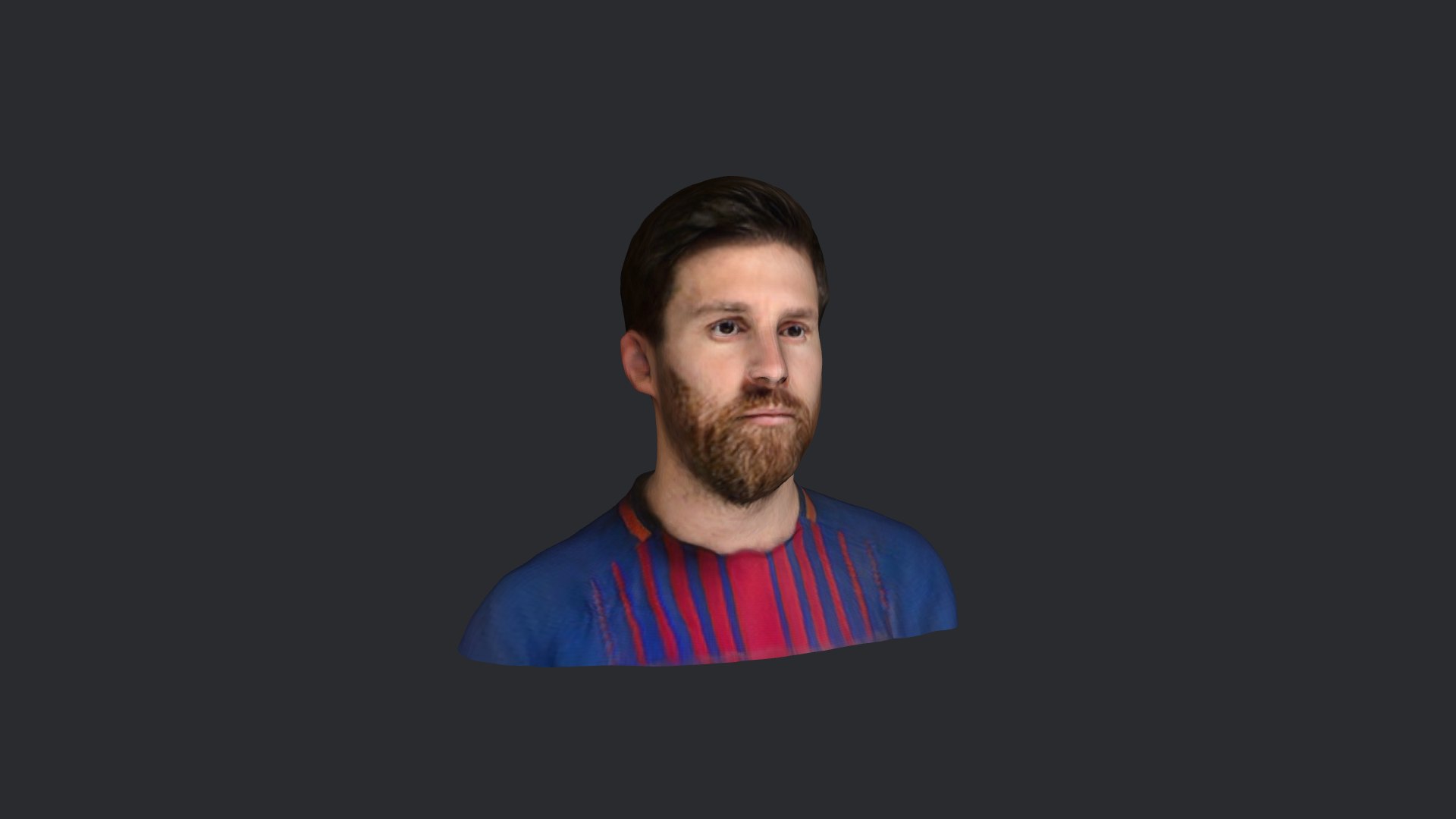 3D Model Lionel Messi- Realistic Bust Head Ready 3d Model - TurboSquid ...
