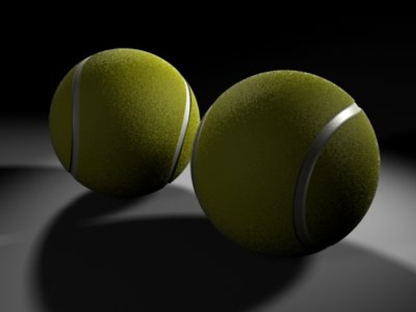 Tennisballs Balls 3d Model