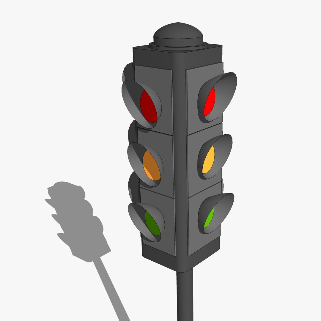 3ds Max Traffic Light