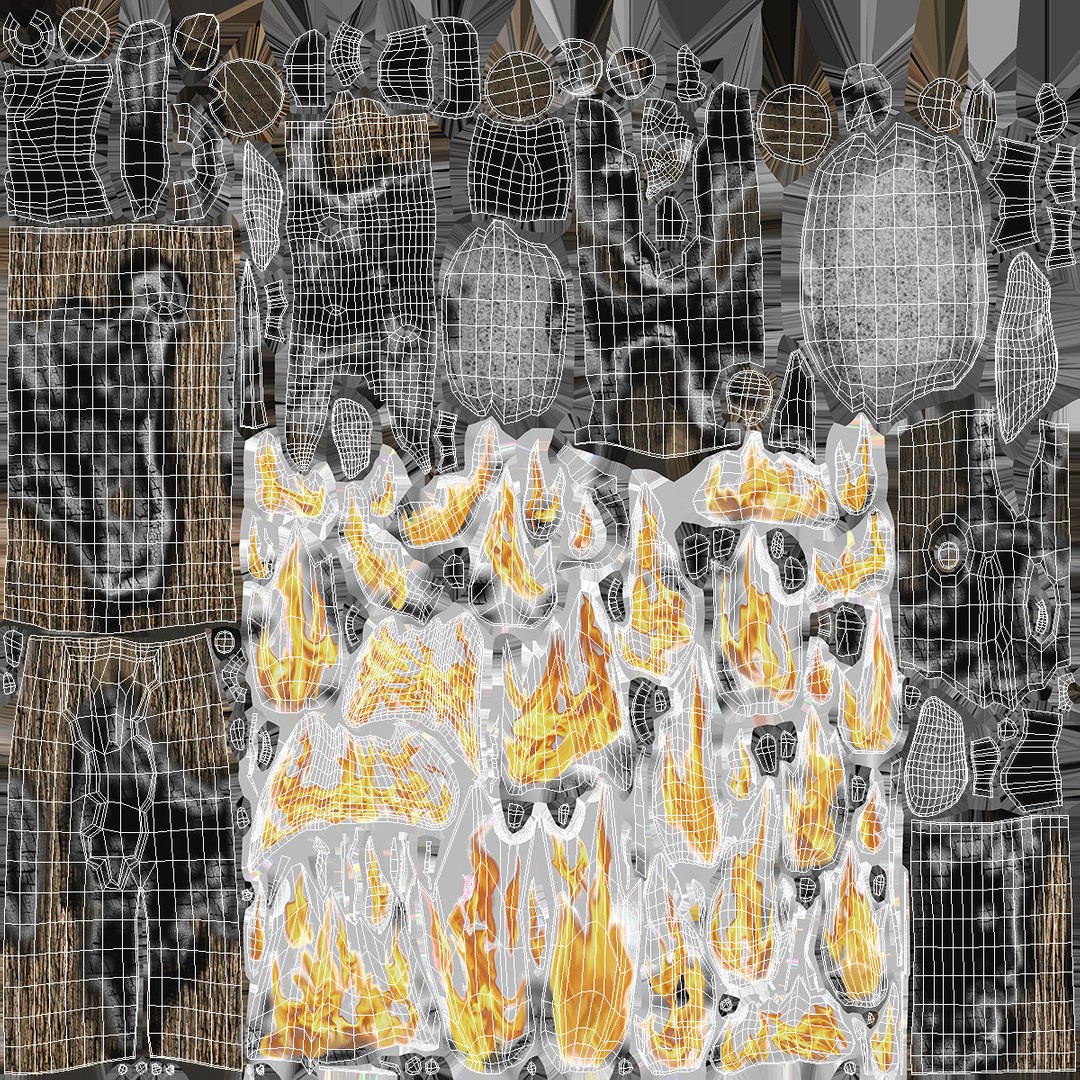 3D Wood Fire And Embers Model - TurboSquid 2262513