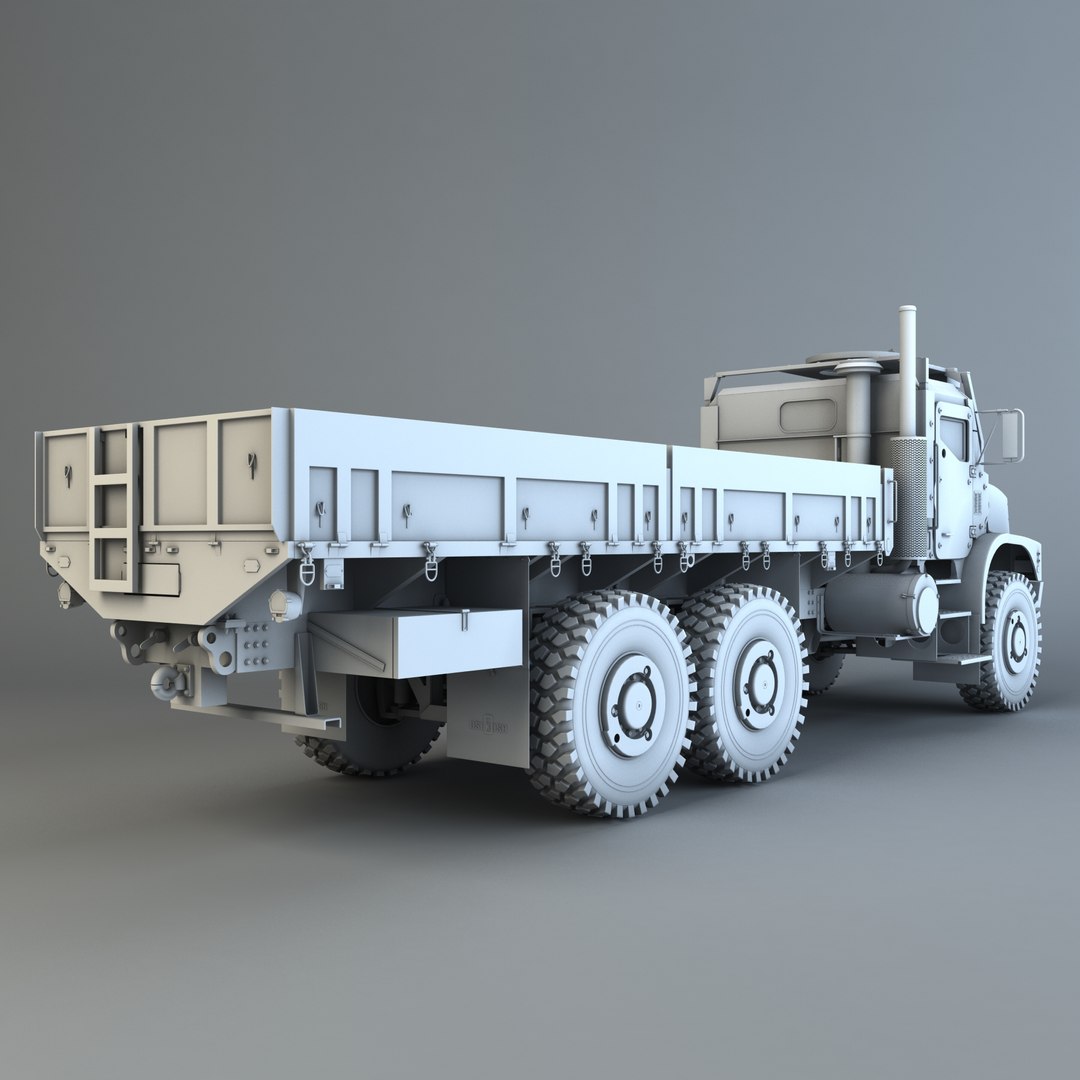 Oshkosh Mtvr Amk27 3d Model