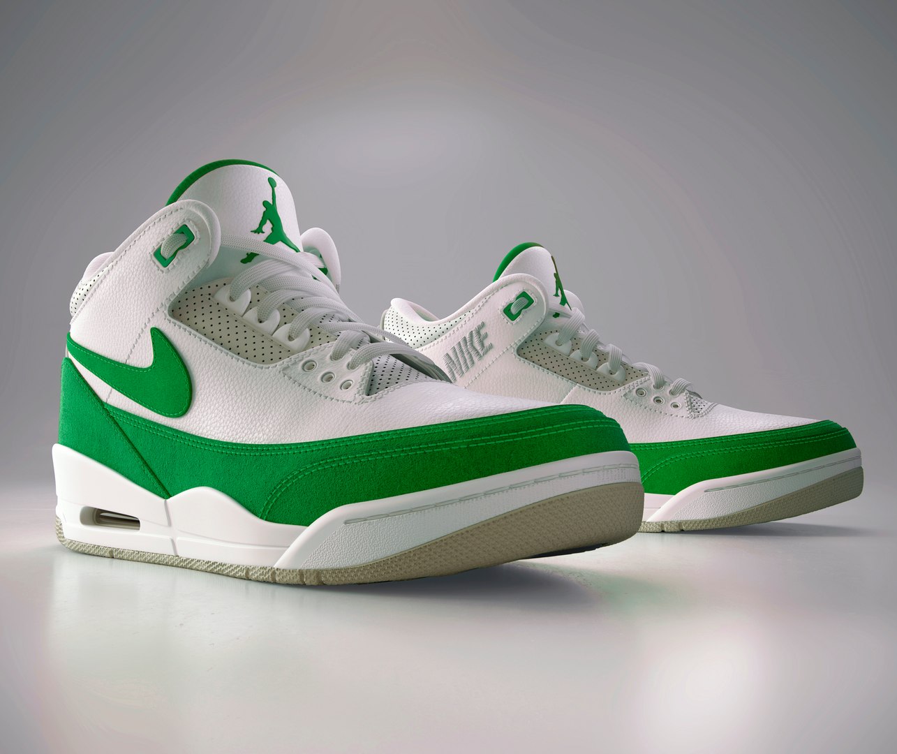 Nike Air Jordan 3 Sneaker 3D Model - TurboSquid 1729748