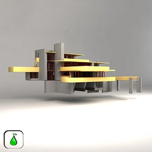 3D Fallingwater Models - Browse & Download Formats - TurboSquid