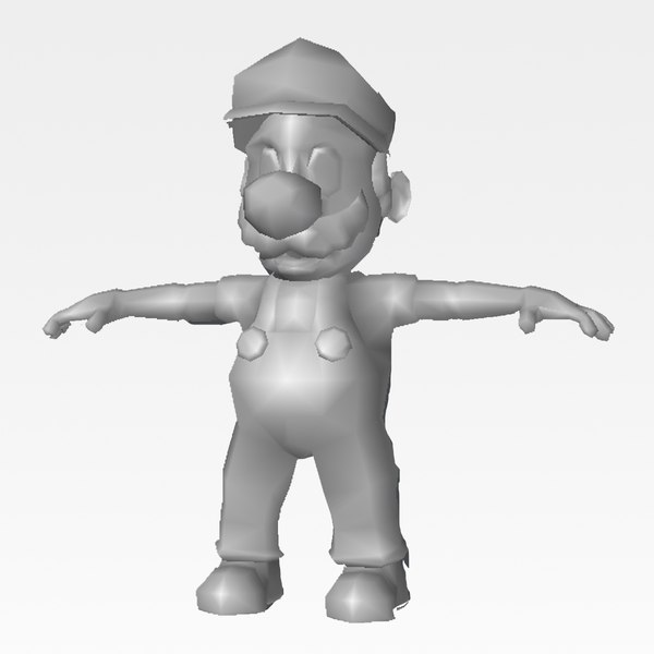 3d model super mario