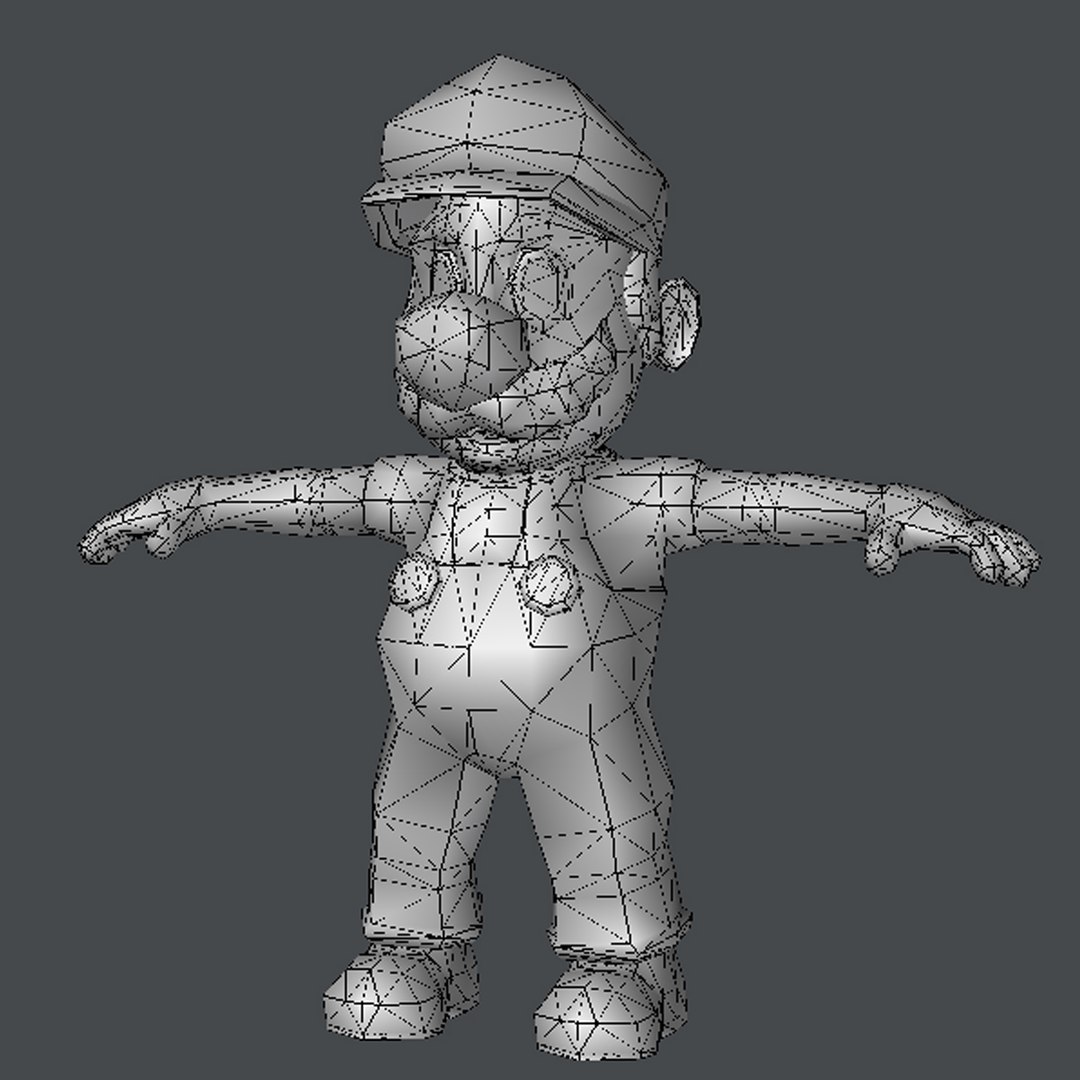 3d model super mario