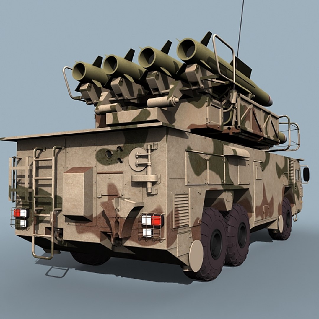 3d Russian Sa-17 Buk-m2e