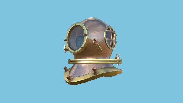 08 Diving Helmet Collection - Character Design Fashion 3D - TurboSquid ...