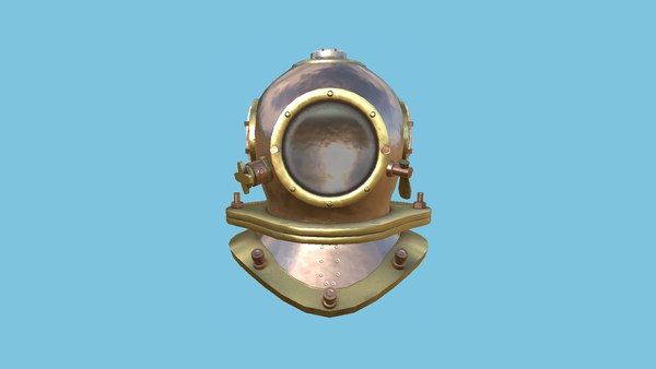 08 Diving Helmet Collection - Character Design Fashion 3D - TurboSquid ...