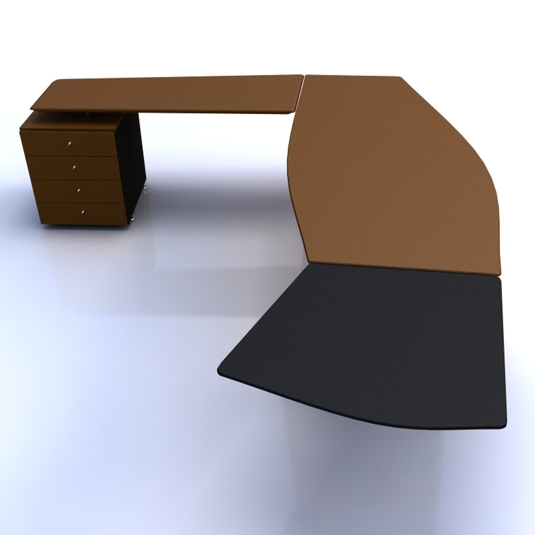 Desk Corner 3d Model