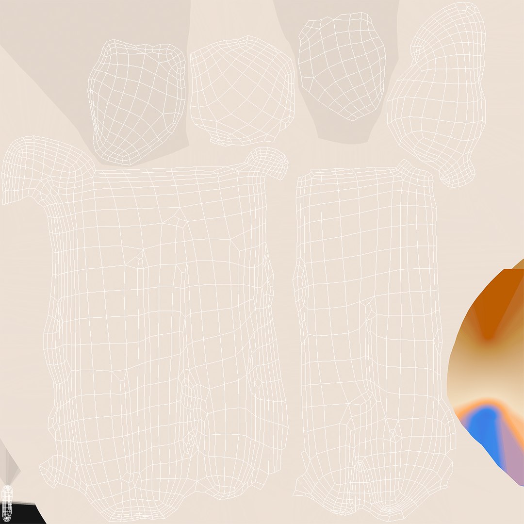 3D Half Melted Candle White - TurboSquid 2094892