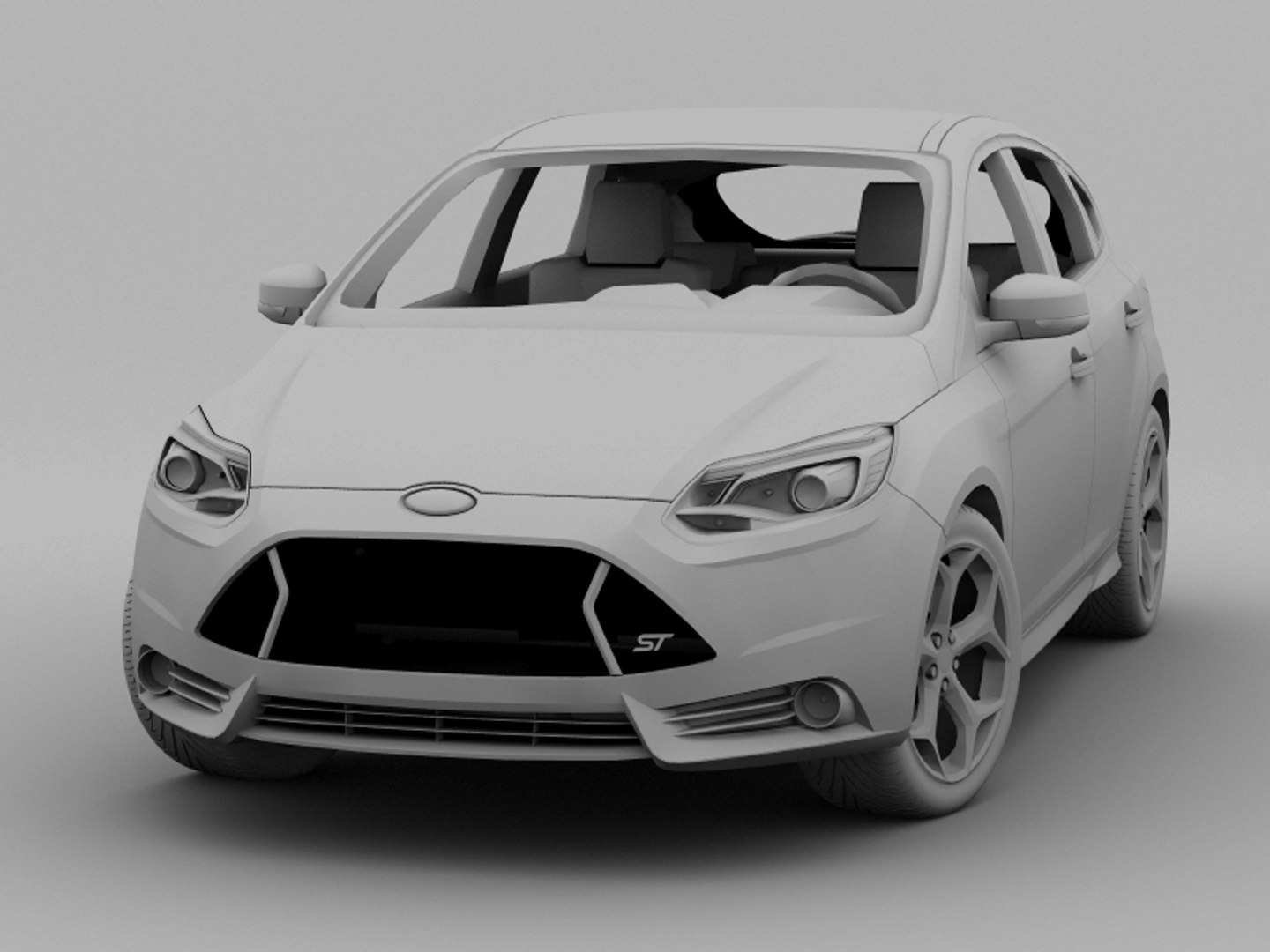 Focus St 2012 3d Model