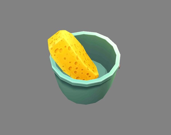 Bucket sponge model - TurboSquid 1699183
