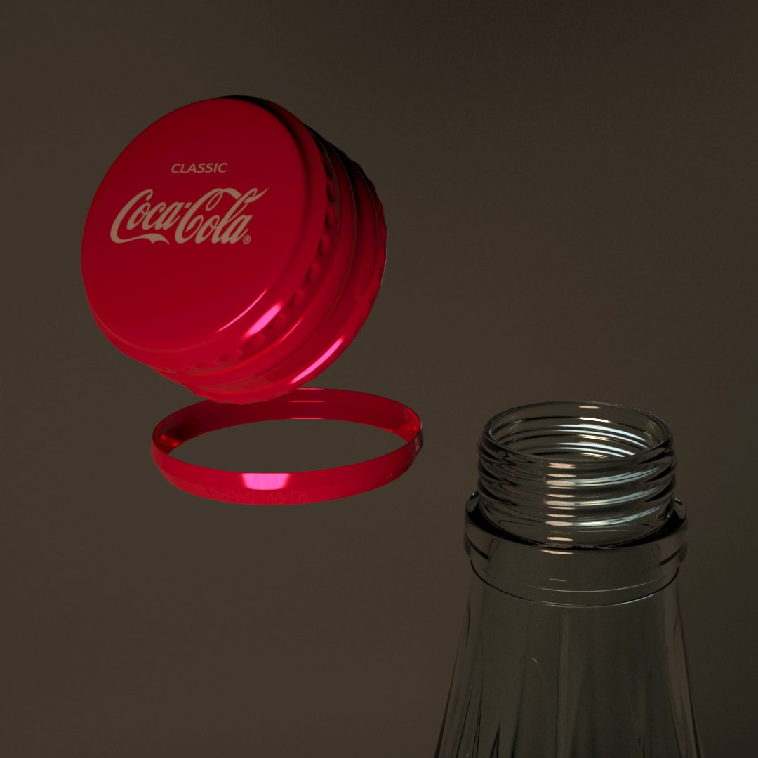 Coke Bottle 3D Model - TurboSquid 1312211