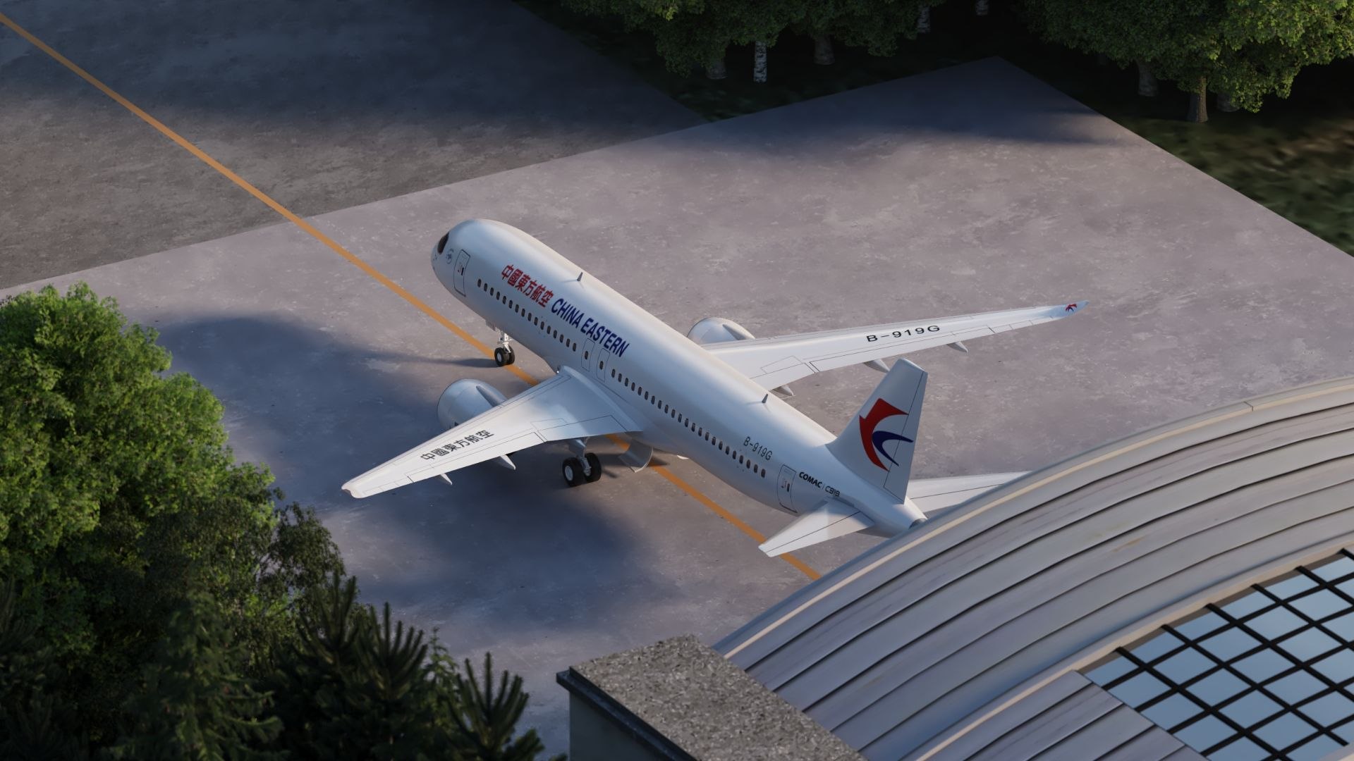 3D China Eastern Airlines C919 Model - TurboSquid 2310431
