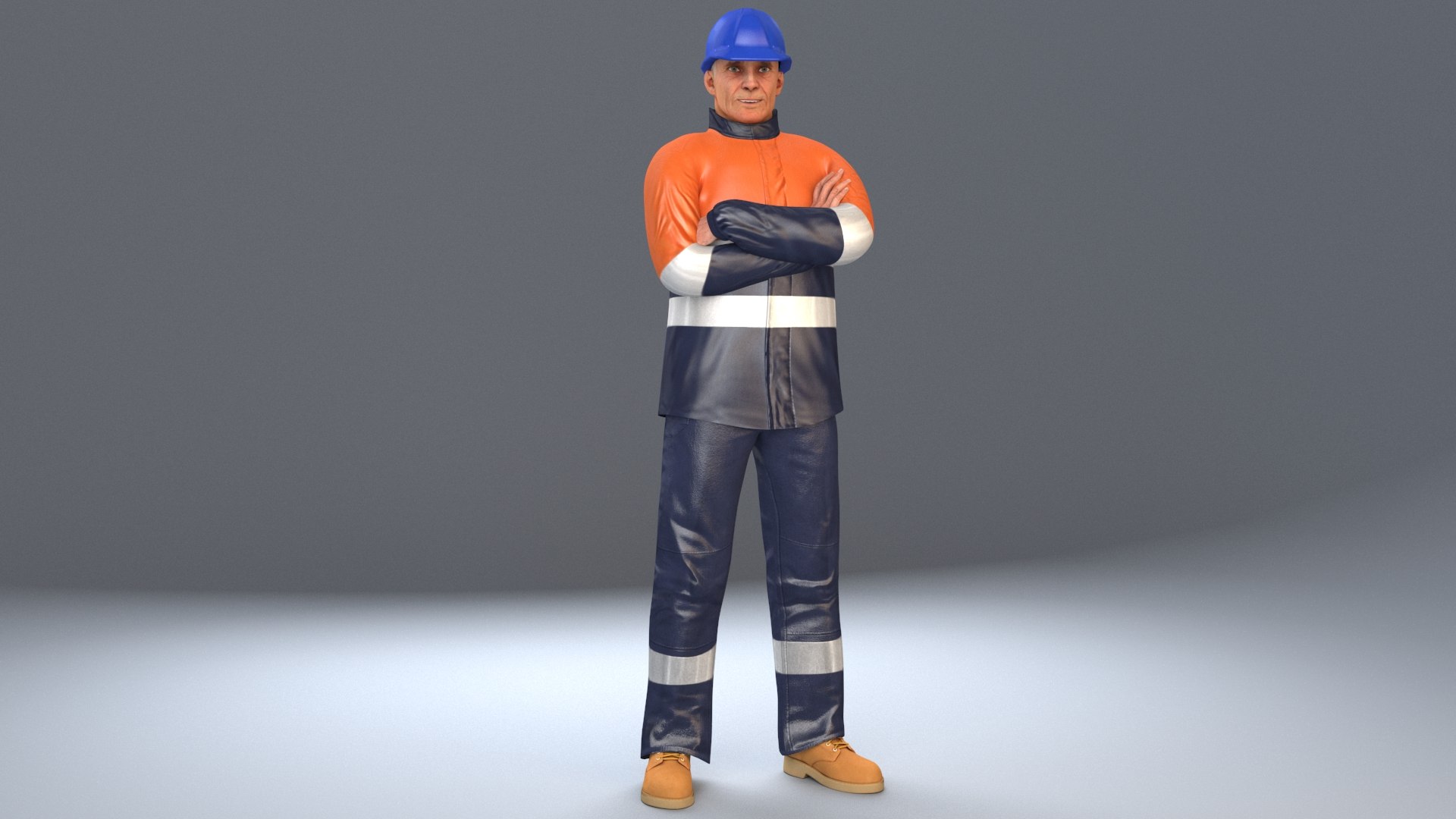 3D Rigged Safety Worker J - TurboSquid 1520640