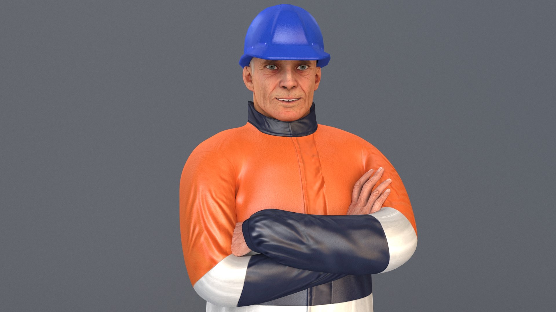 3D Rigged Safety Worker J - TurboSquid 1520640