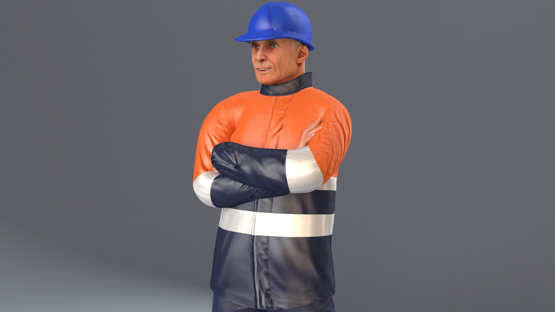 3D Rigged Safety Worker J - TurboSquid 1520640